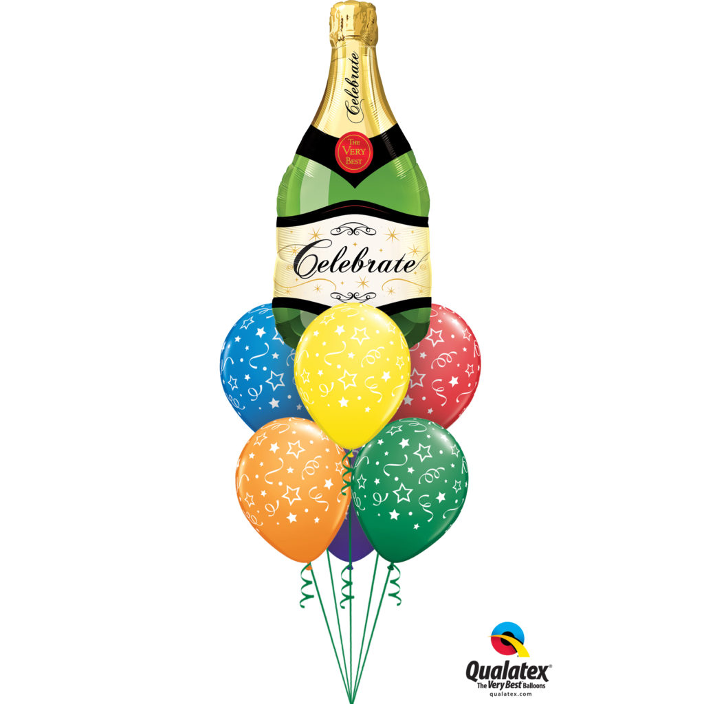 Celebratory Bubbly Bottle | Soda Pop Balloons