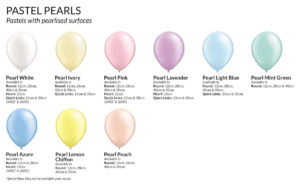 Qualatex Balloons Colour Chart | Soda Pop Balloons | Geelong, VIC